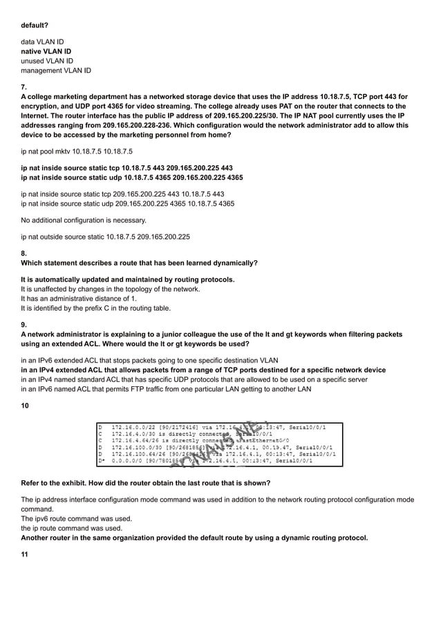 Ccna 2 V5 Final Exam _ Ccna 1 And 2 Exercices – GYRS