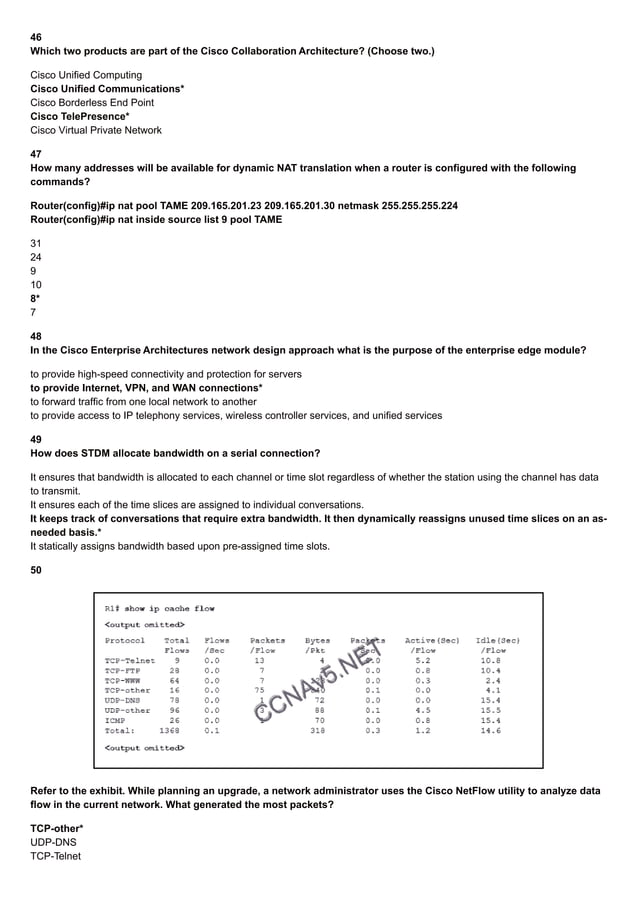 Ccnav5.org ccna 4-v50_practice_final_exam | PDF