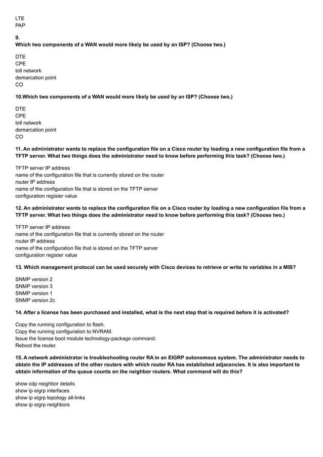 Ccnav5.org ccna 4-v50_practice_final_exam | PDF