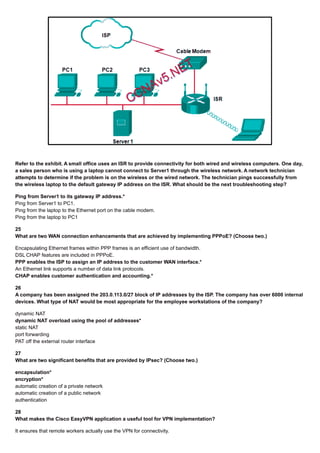 Ccnav5.org ccna 4-v50_practice_final_exam | PDF