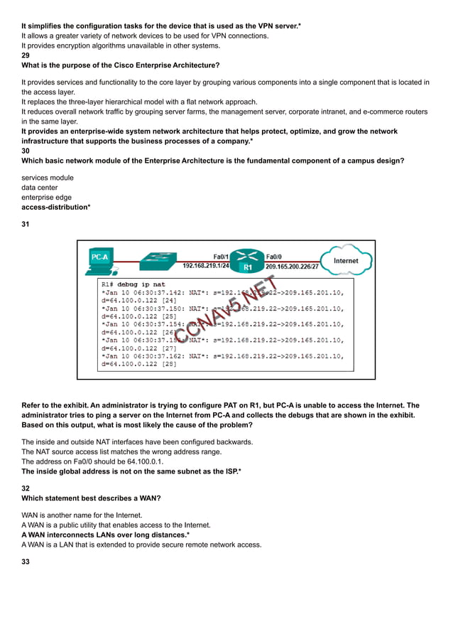 Ccnav5.org ccna 4-v50_practice_final_exam | PDF