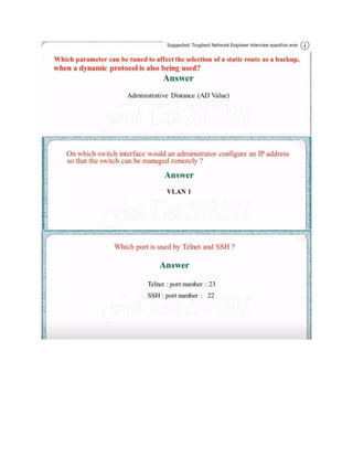 Ccna viva question | PDF