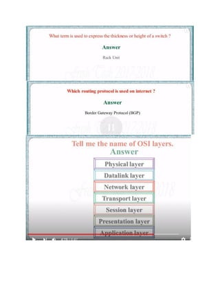 Ccna viva question | PDF