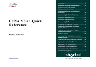 Ccna.Voice.Quick.Refence.Sheet | PPT