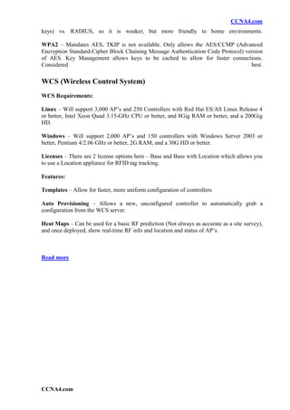 Ccna Wireless Study Guide | PDF