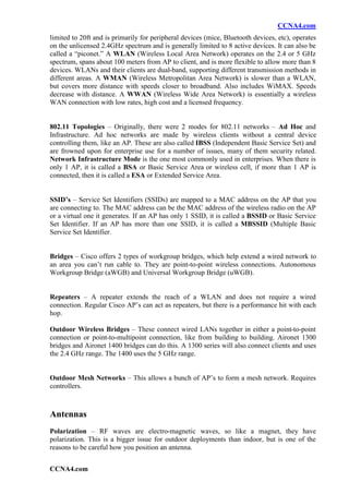 Ccna Wireless Study Guide | PDF