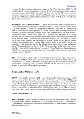 Ccna Wireless Study Guide | PDF