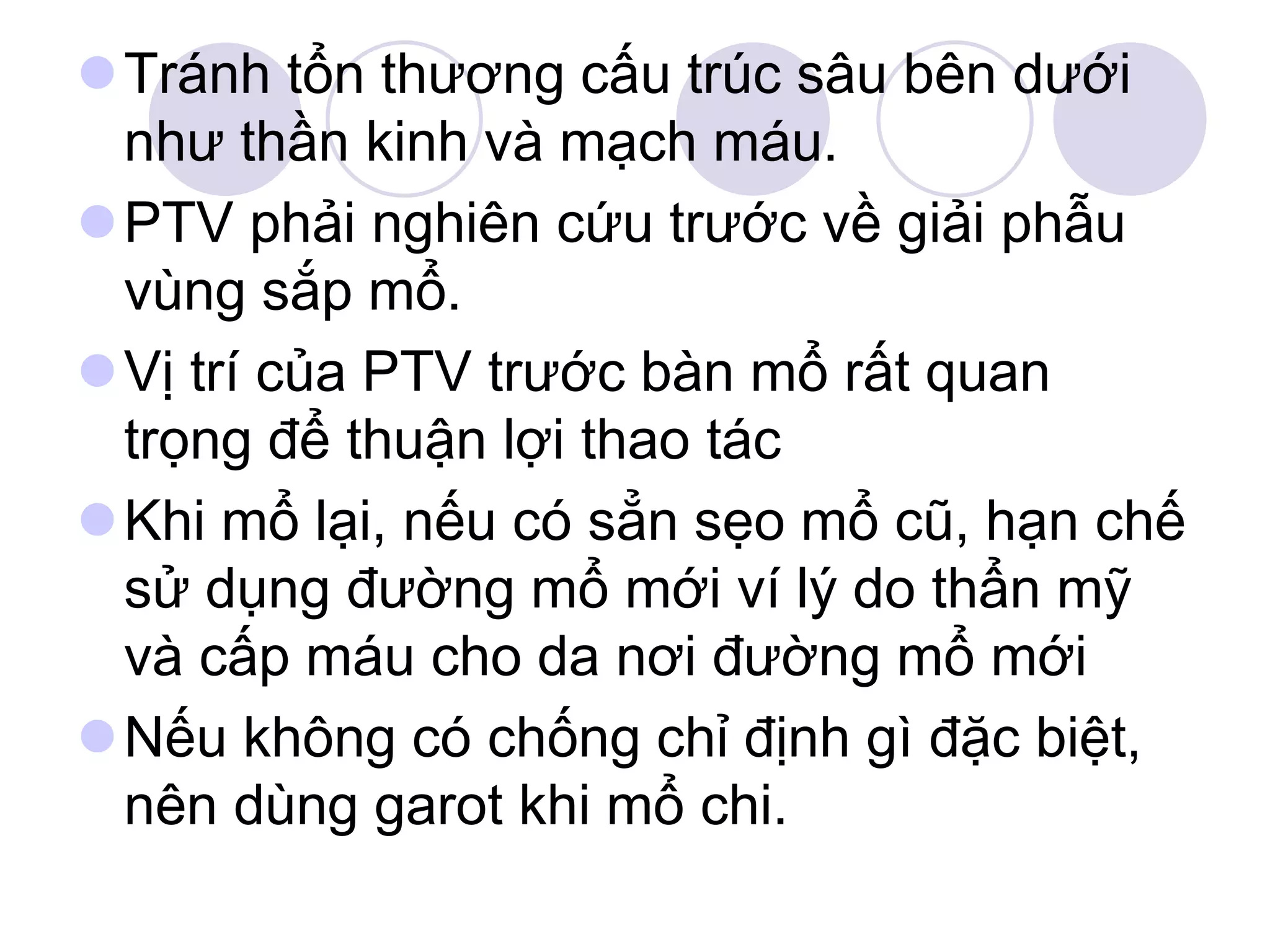 CÁC ĐƯỜNG MỔ CHI DƯỚI | PDF