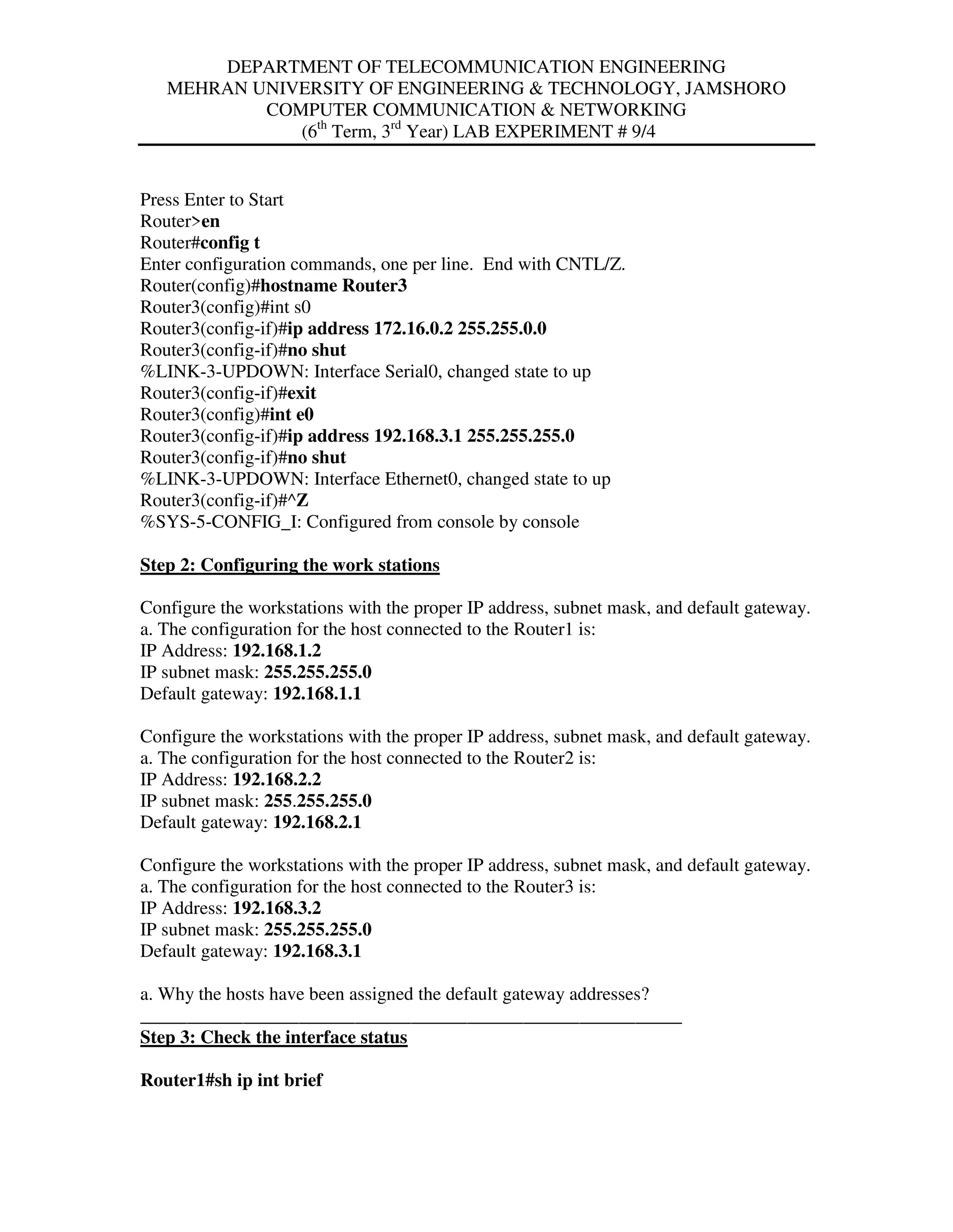 Ccn lab 7 inter vlan router (18 files merged) | PDF