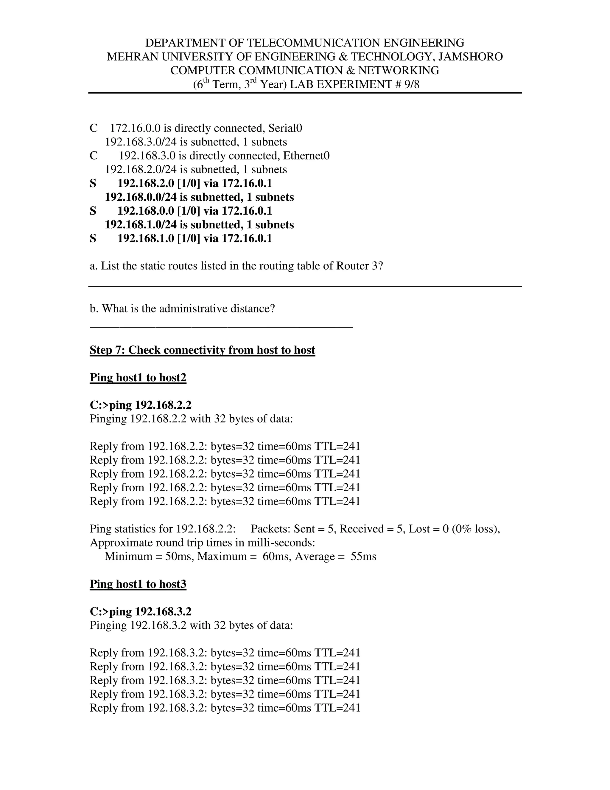 Ccn lab 7 inter vlan router (18 files merged) | PDF