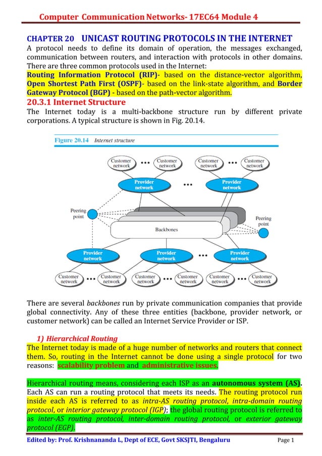 COMPUTER COMMUNICATION NETWORKS-R-Routing protocols 2 | PDF