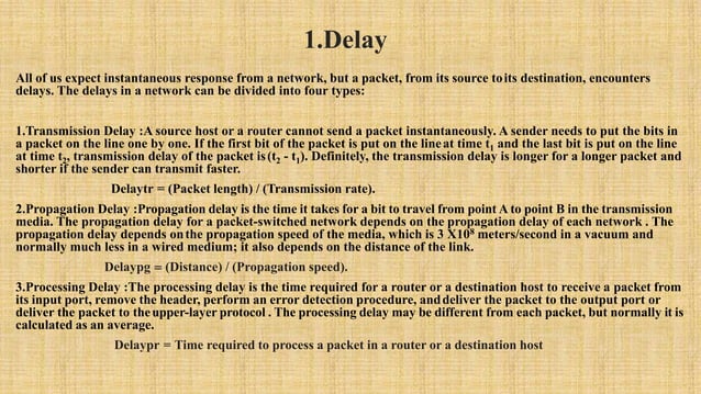 Computer Communication Networks Network Layer Performancepptx