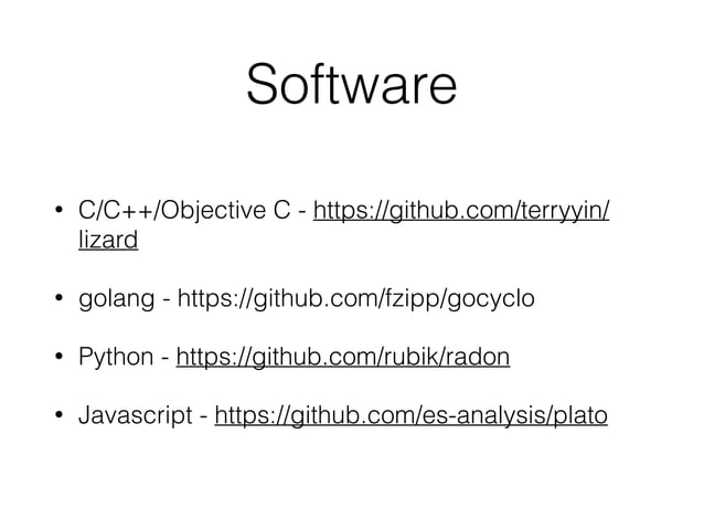 Using cyclomatic complexity to measure code complexity | PPT