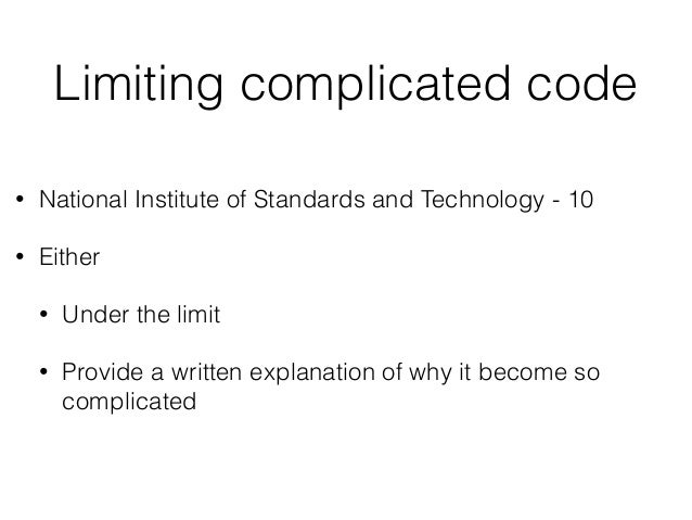 Using Cyclomatic Complexity To Measure Code Complexity
