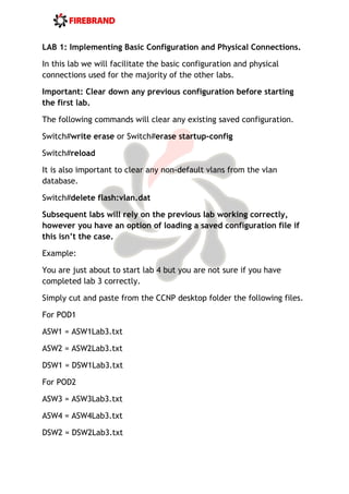 Ccnp labs | PDF