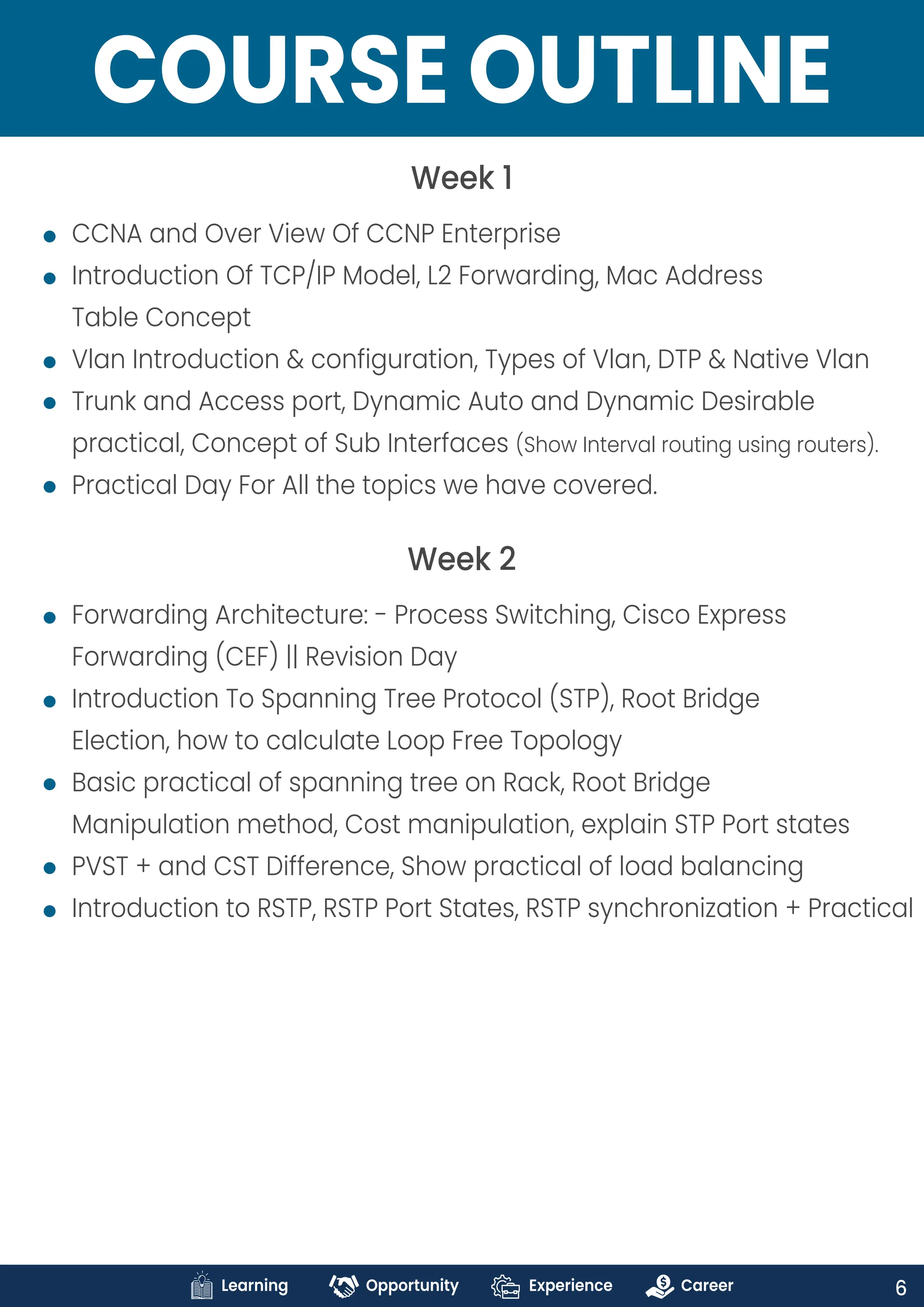 "📚 CCNP (ENCOR & ENARSI) Course Outline Unveiled! 🚀" | PDF