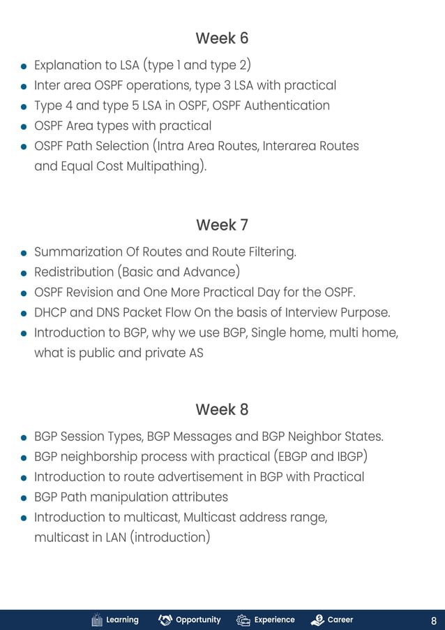 "📚 CCNP (ENCOR & ENARSI) Course Outline Unveiled! 🚀" | PDF