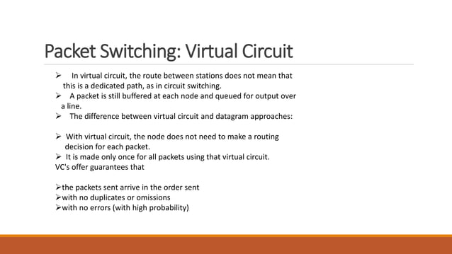 switching techniques | PPTX | Computer Networking | Computing