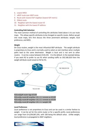 CCNP Route 642 902 BGP | DOCX