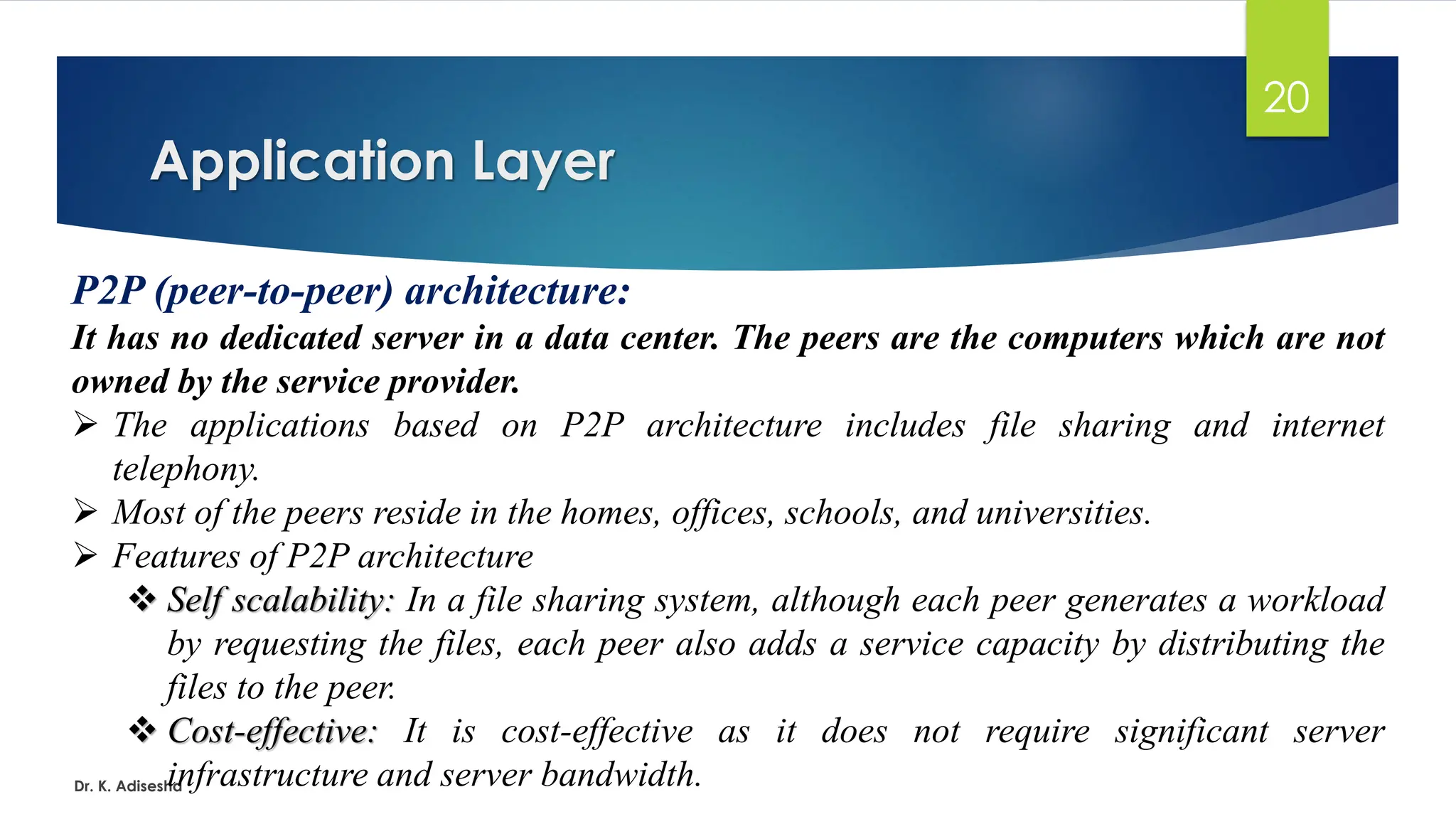 Ccn Unit 5 Transport And Application Layer By Adipdf Computer Networking Computing
