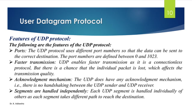 Ccn Unit 5 Transport And Application Layer By Adipdf Computer Networking Computing