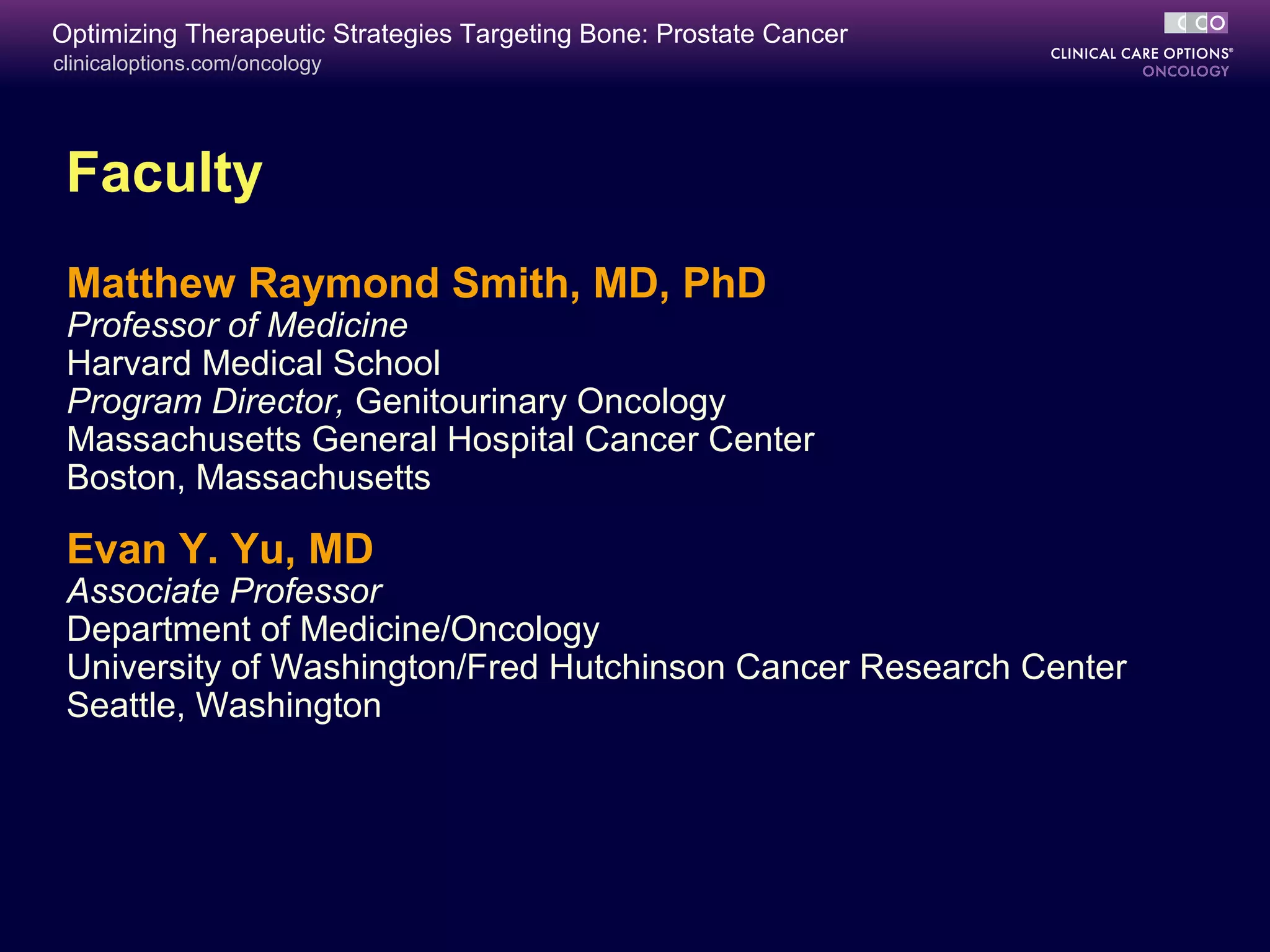 Role of Bone-Targeted Therapy in the Treatment of Prostate Cancer | PPT