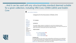 Cataloging Cultural Objects — Vra Visual Resources Association – XNCUC