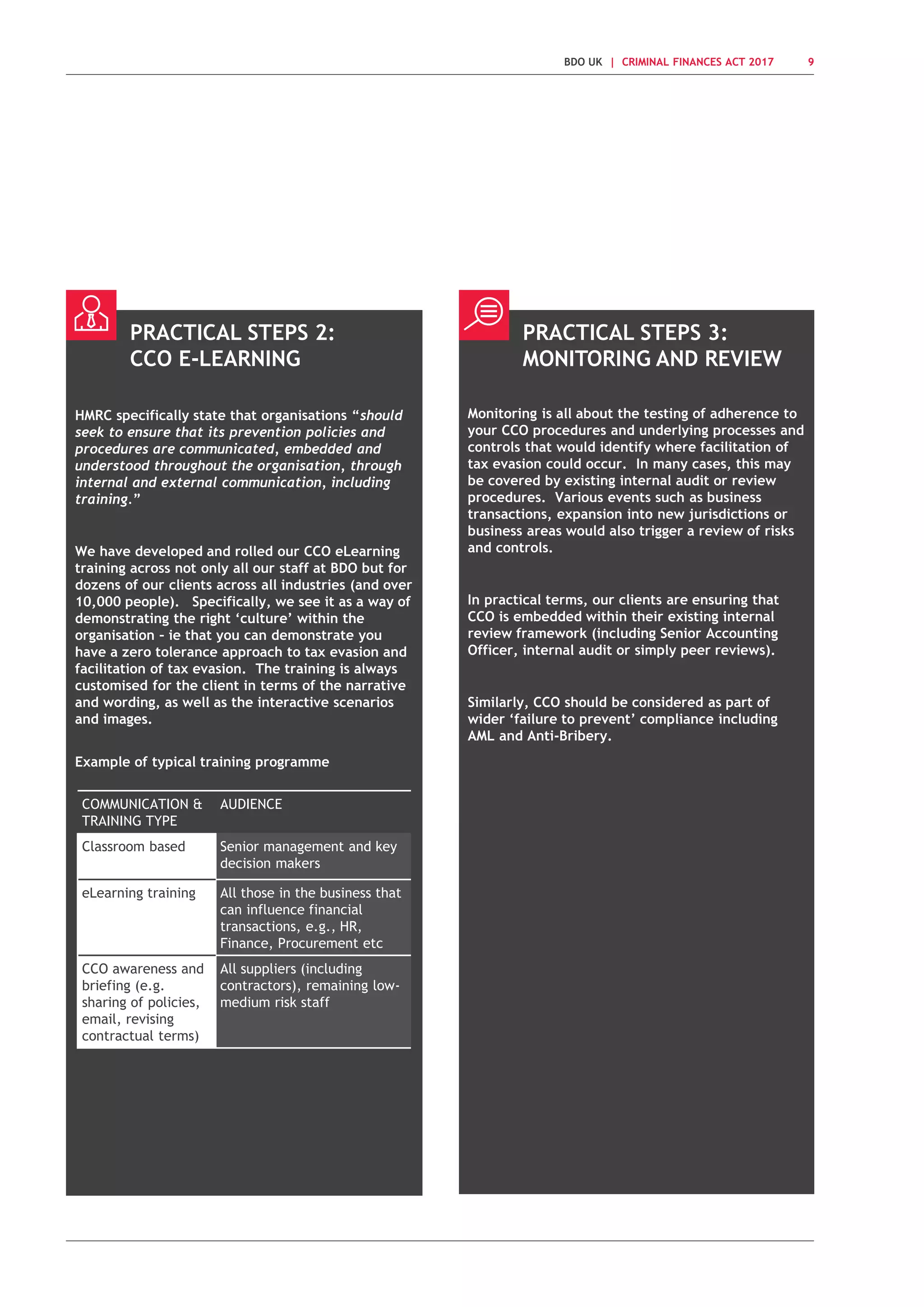 Corporate Criminal Offences brochure | PDF