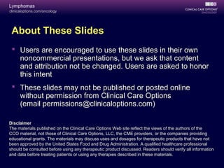 Cco clin onc_june _2012_lymphoma_slides | PPT