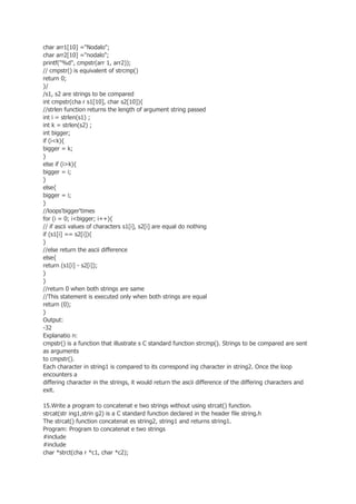 C code examples | PDF