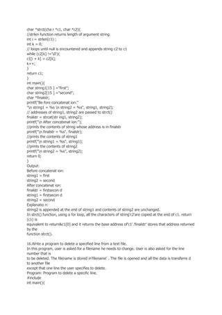 C code examples | DOCX