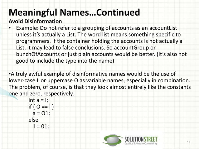 C Coding Standards Good Programming Principles And Refactoring Ppt 4391