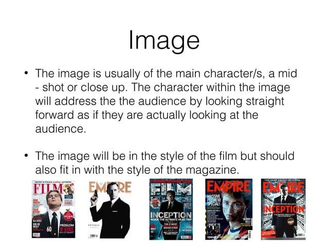 Codes and conventions of film magazines | PPT