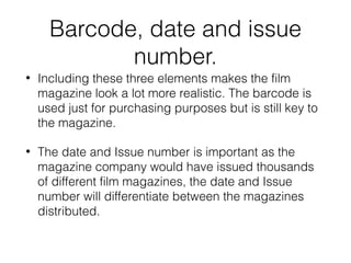 Codes and conventions of film magazines | PPT