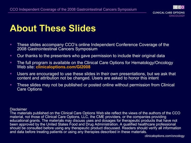 Cco Gi 2008 Cr Slideset | PPT