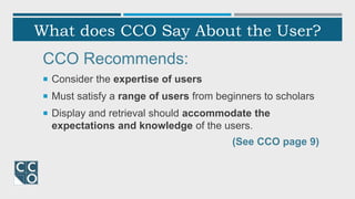 CCO in Action: User Context | PPTX | Drawing and Sketching | Arts and ...