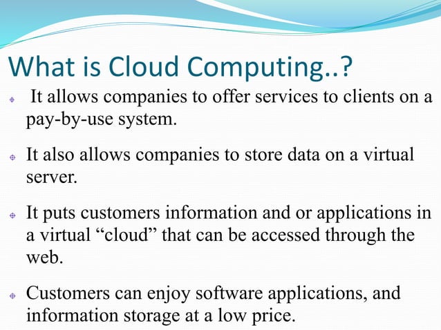 Cloud computing | PPTX