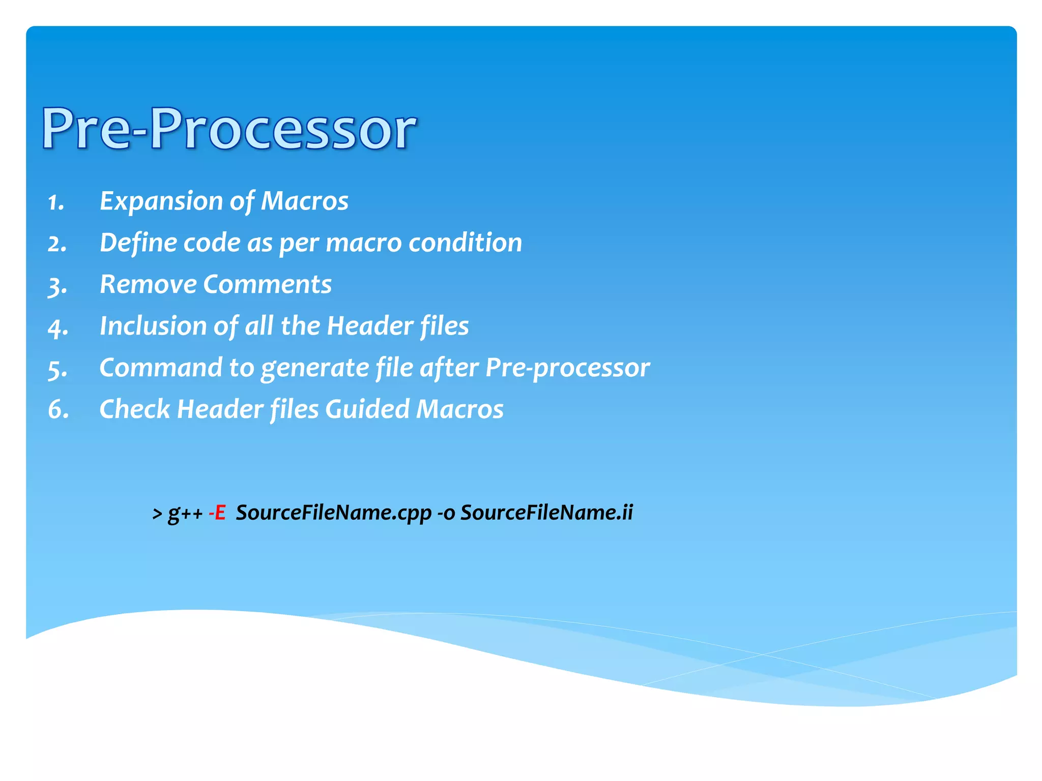 C++ compilation process | PPTX
