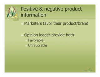 Consumer Influence And The Diffusion Of Innovation | PDF