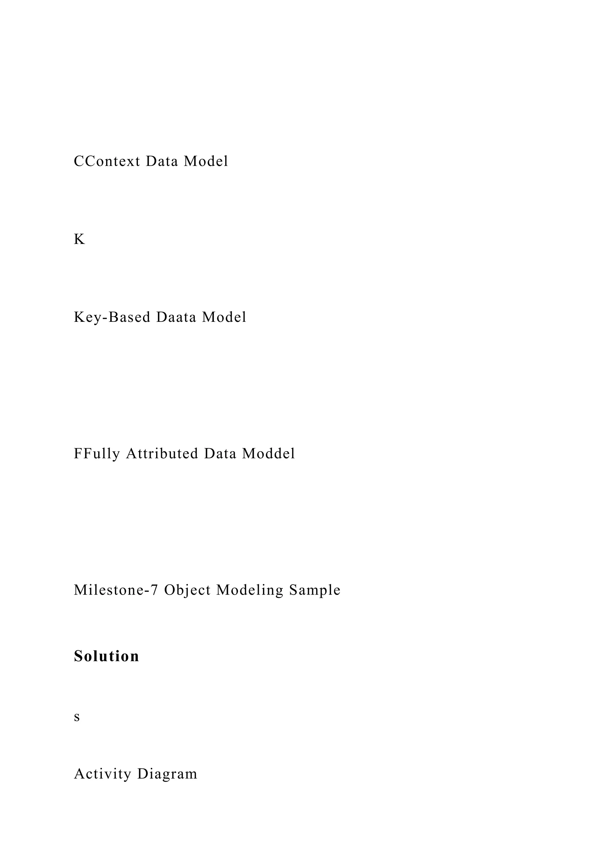 CContext Data Model KKey‐Based Daata Model .docx