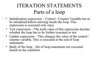 C++ control loops | PPT
