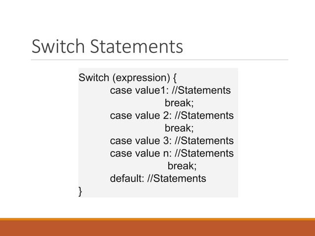 C Control Statements For Loop Do Whileppt