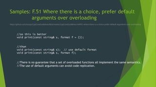 C++ Core Guidelines | PPT