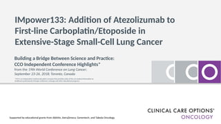 Results from IMpower-113 for extensive stage SCLC | PPTX