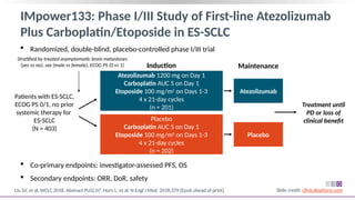 Results from IMpower-113 for extensive stage SCLC | PPTX