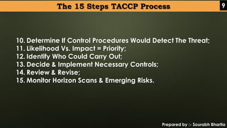 CRITICAL CONTROL POINTS | PDF