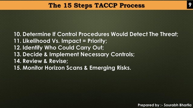 CRITICAL CONTROL POINTS | PDF