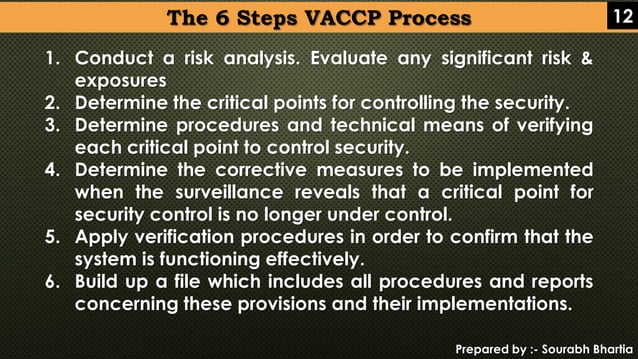 CRITICAL CONTROL POINTS | PDF