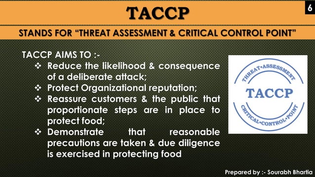 CRITICAL CONTROL POINTS | PDF