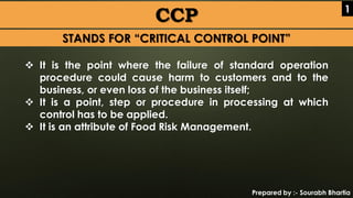 CRITICAL CONTROL POINTS | PPT